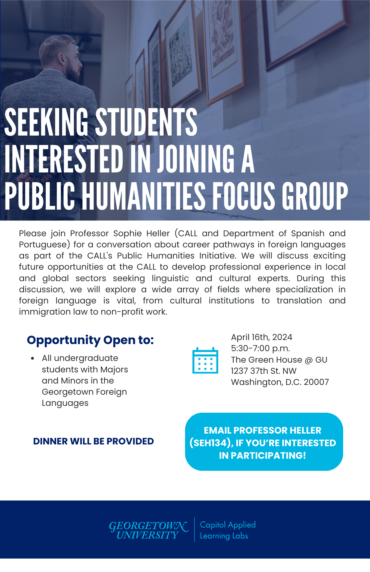 Public Humanities Focus Group for Georgetown Language Majors/Minors ...